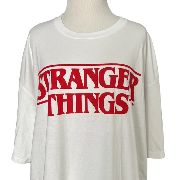 Stranger Things | Tops | Stranger Things Oversized Graphic Tee | Poshmark